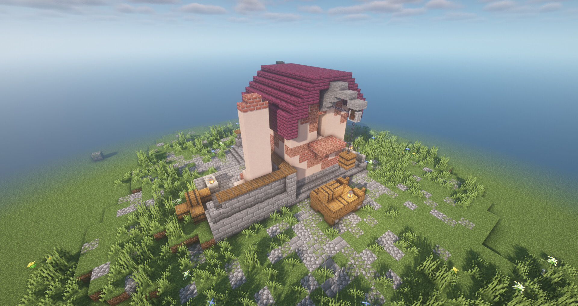 Provision House, The Settlers Online inspiration by QbaQ Minecraft Map