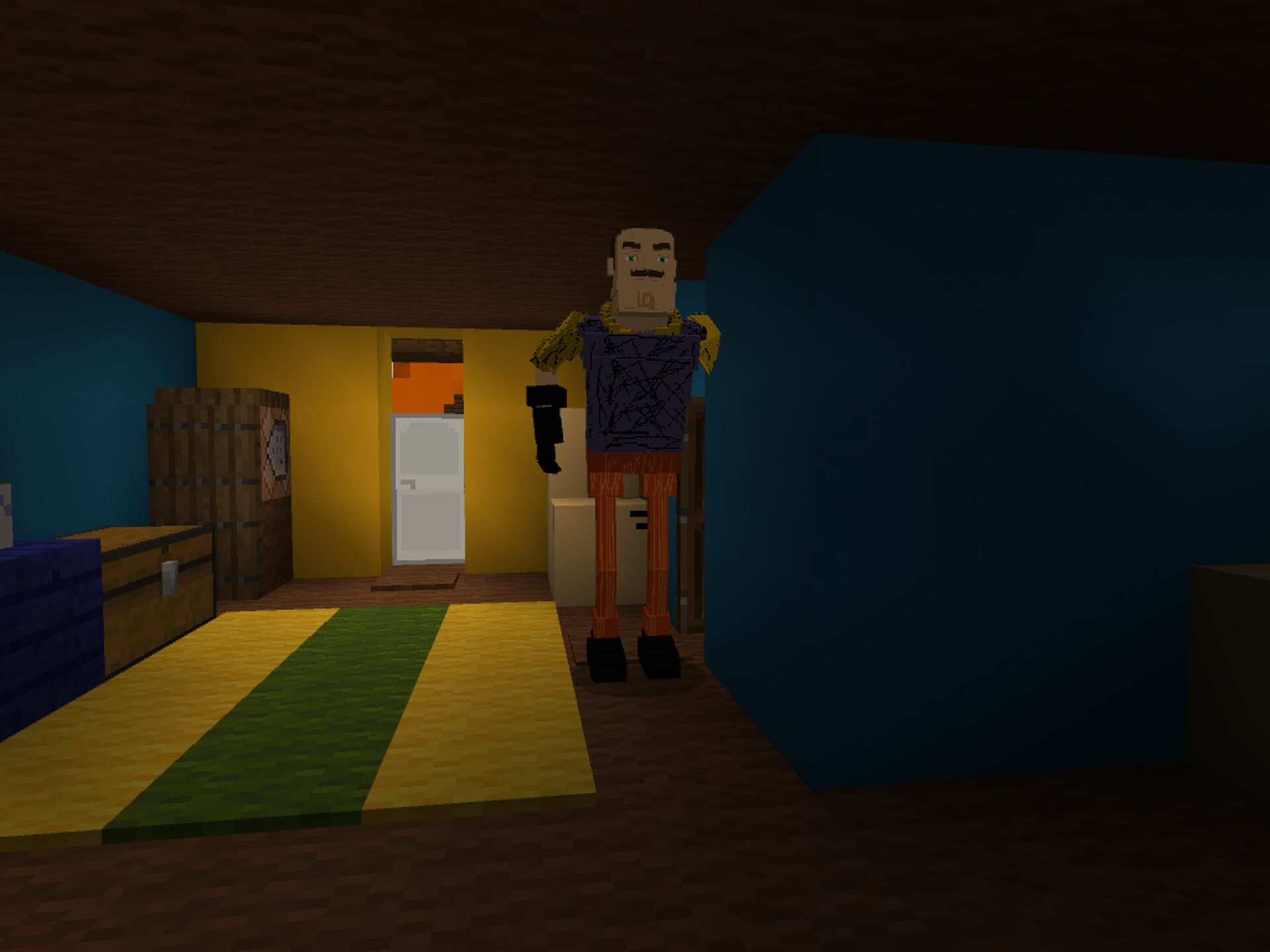 Hello Neighbor Alpha Rmake [minecraft bedrock] Minecraft Map