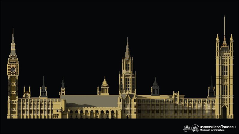 Palace of Westminster UK Minecraft Map