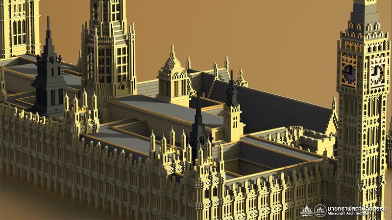 Palace of Westminster UK Minecraft Map