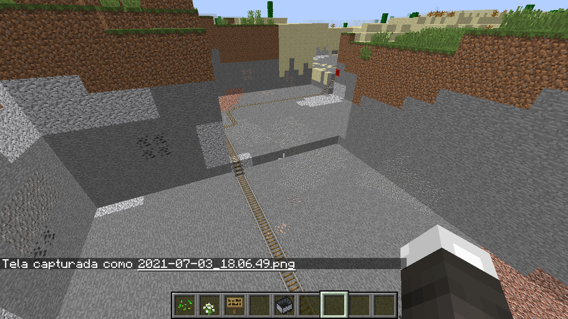 The train track without eletric tracks! Minecraft Map