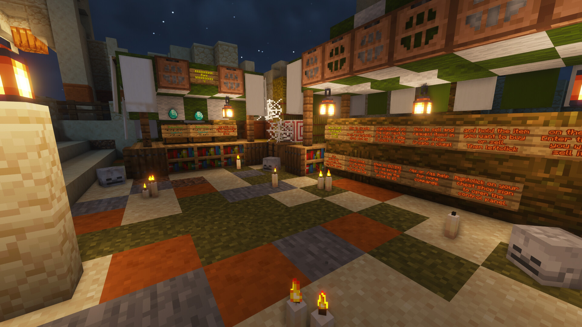 Halloween themed spawn Minecraft Map