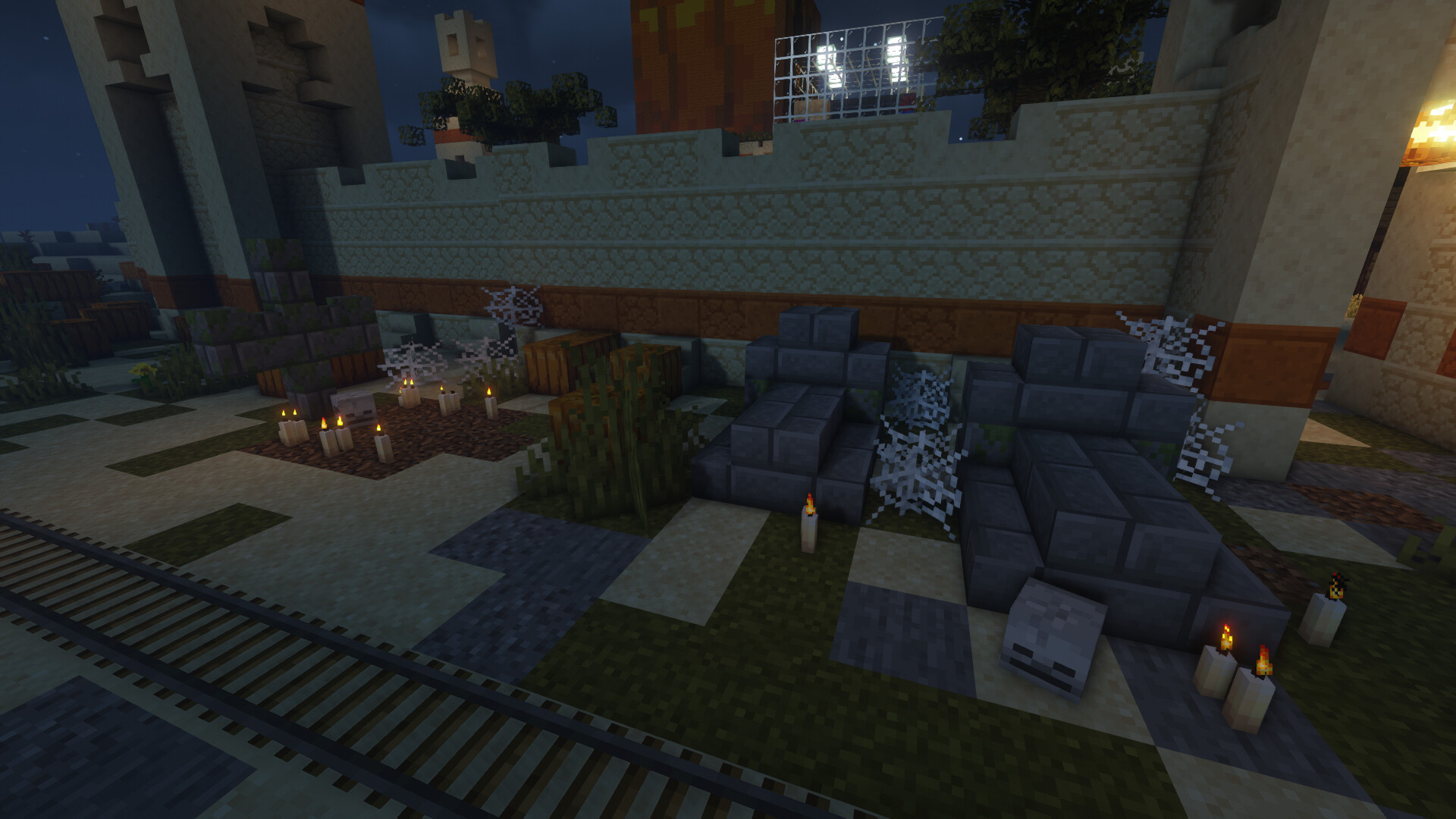 Halloween themed spawn Minecraft Map