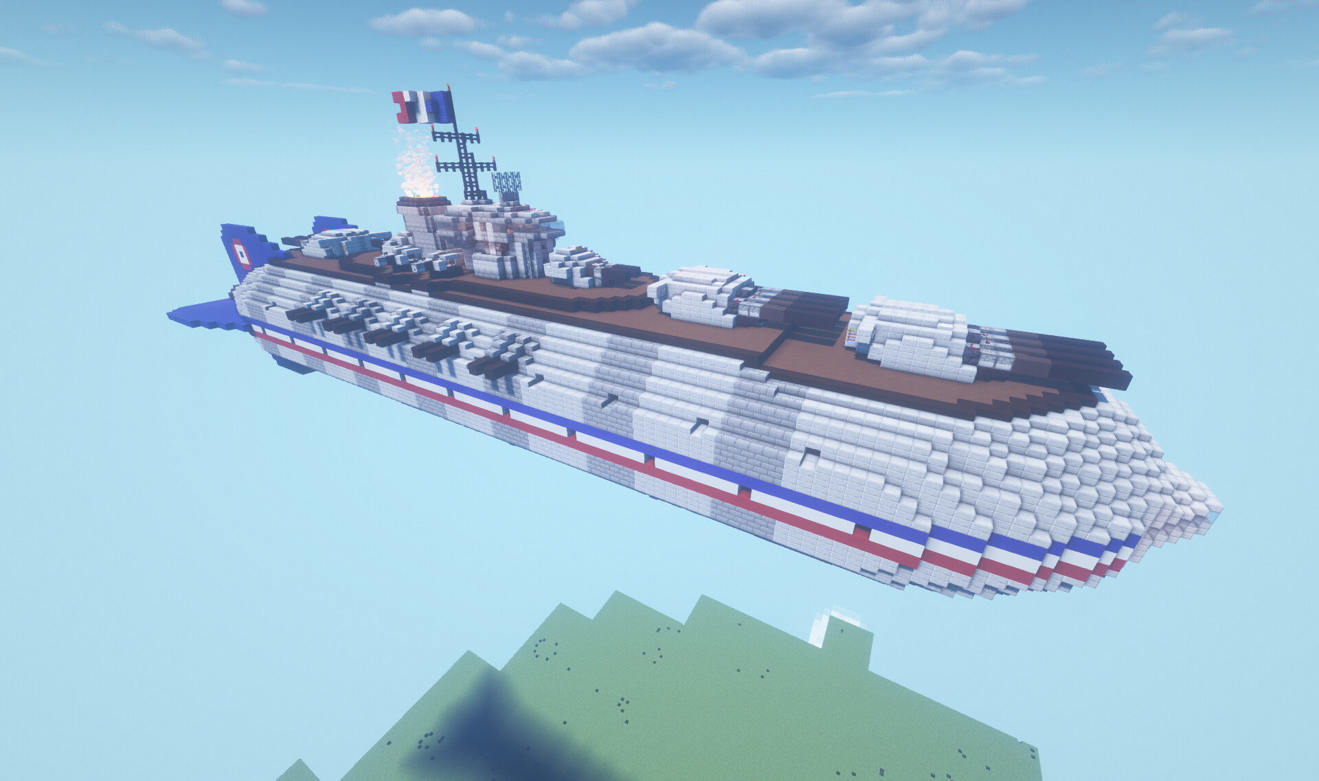 Movecraft Air Battleship - MN Bourgogne | Alsace-class Super Battleship ...
