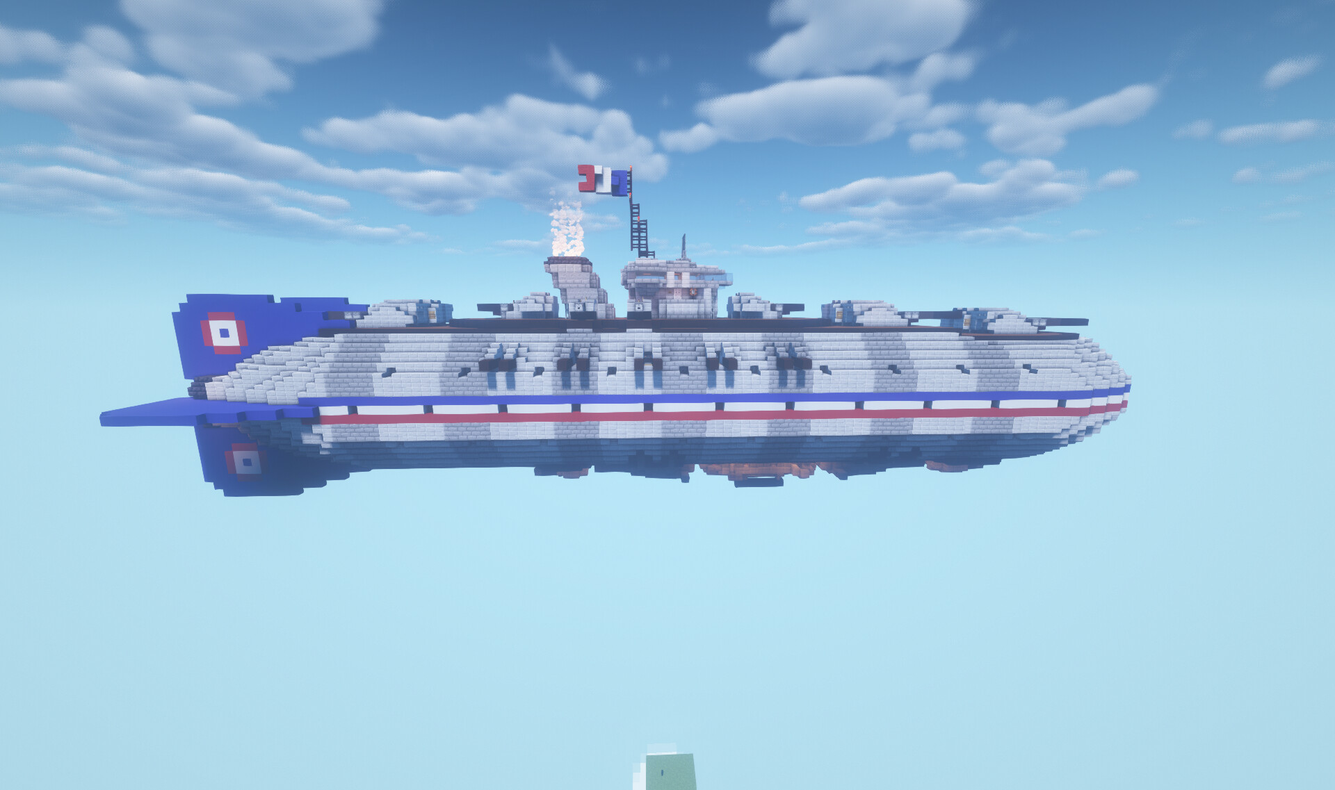 Movecraft Air Battleship - MN Bourgogne | Alsace-class Super Battleship ...