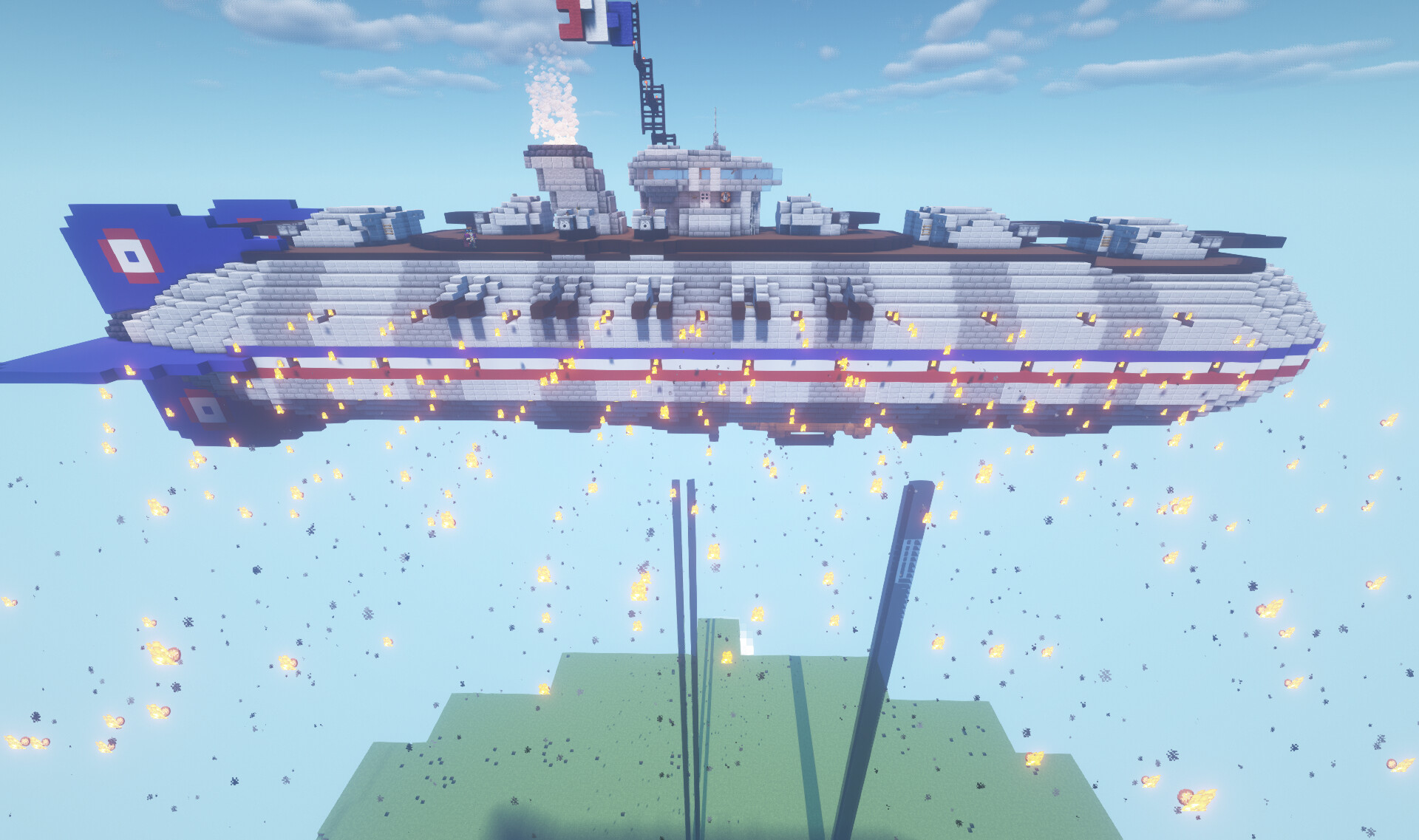 Movecraft Air Battleship - MN Bourgogne | Alsace-class Super Battleship ...