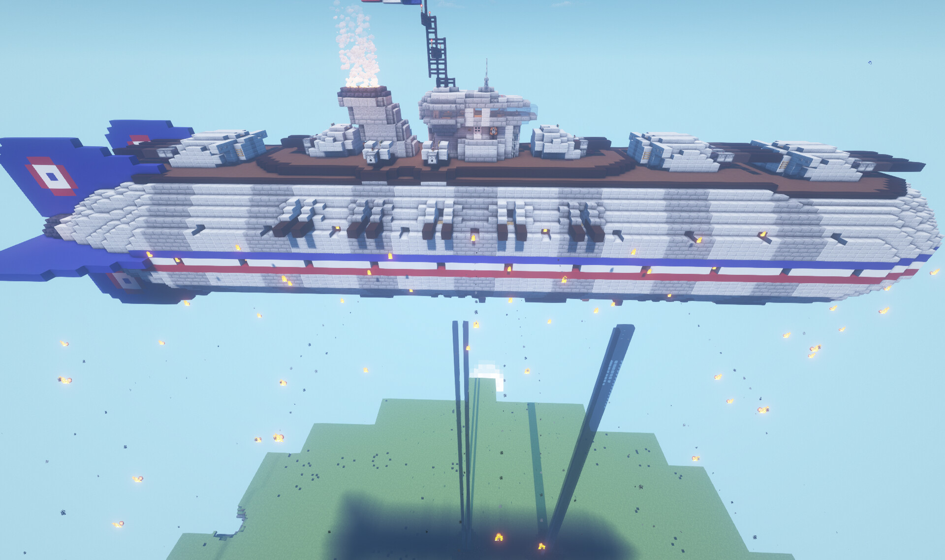 Movecraft Air Battleship - MN Bourgogne | Alsace-class Super Battleship ...