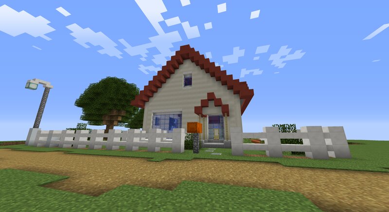 Pokémon Pallet Town Anime (Oak's Lab + Ash's house) Minecraft Map