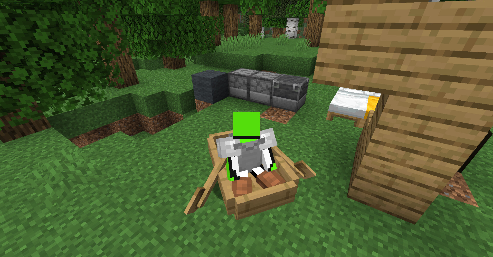 Dream's Boat Clutch from The 5 Hunters Manhunt Recreation Minecraft Map