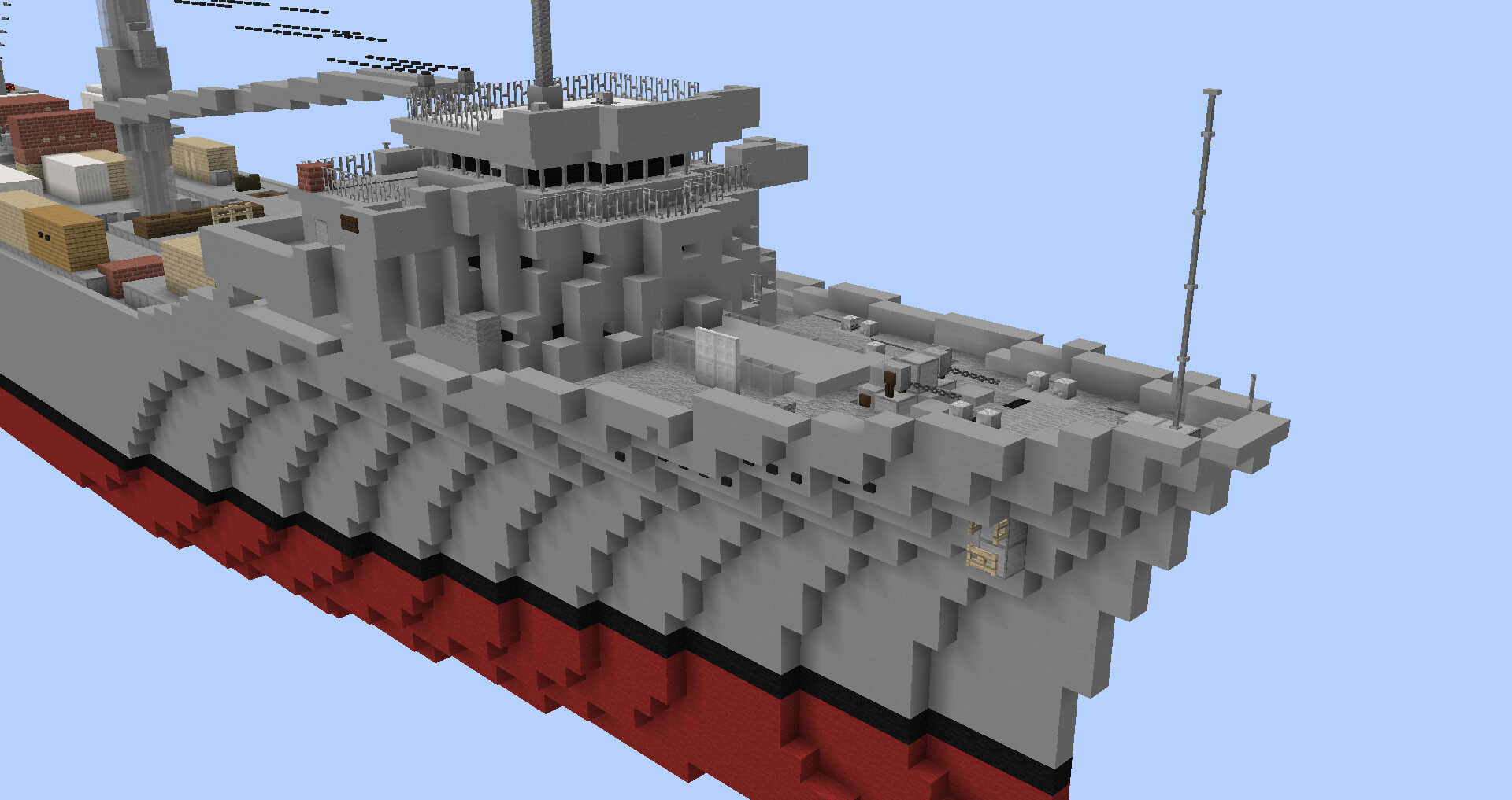 USNS Del Monte T-AK-5049 [1:1] Minecraft Map