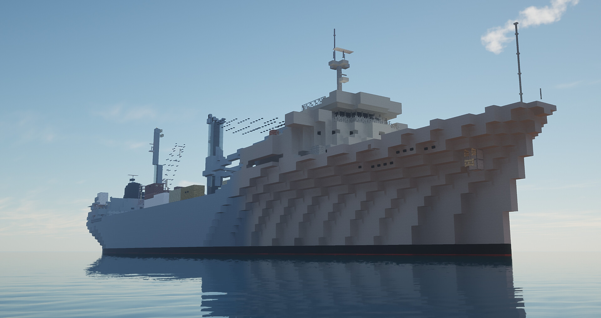 USNS Del Monte T-AK-5049 [1:1] Minecraft Map