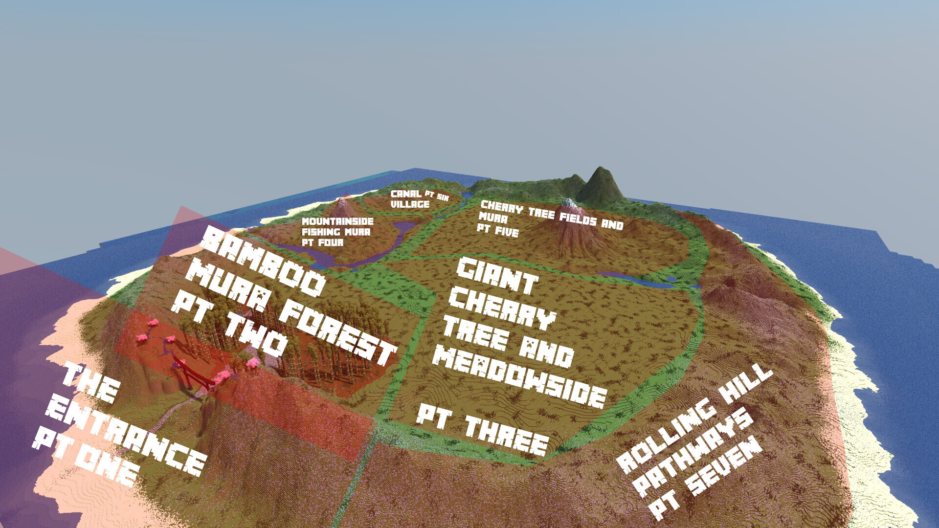 MEGA Japanese Island! Minecraft Map