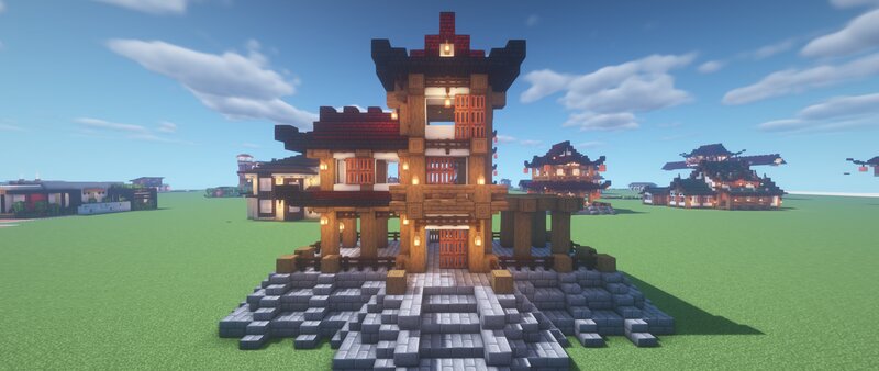 Japanese house Minecraft Map