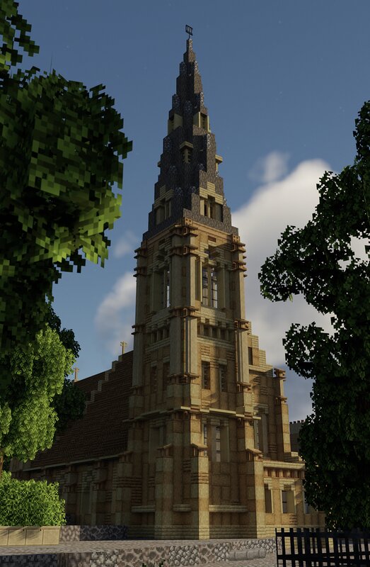 St Alban's Church, Copenhagen Minecraft Map