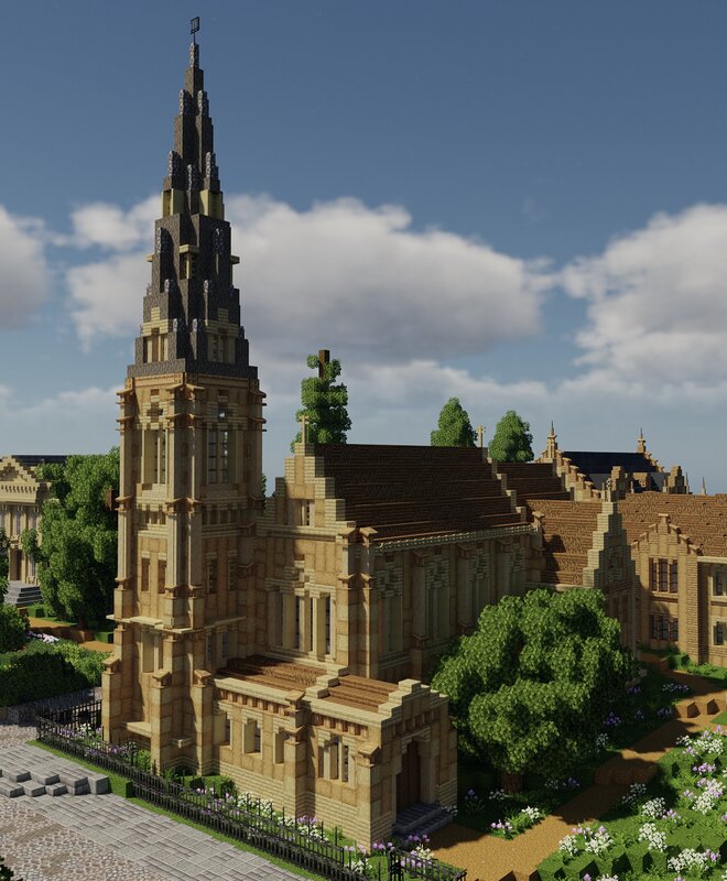 St Alban's Church, Copenhagen Minecraft Map