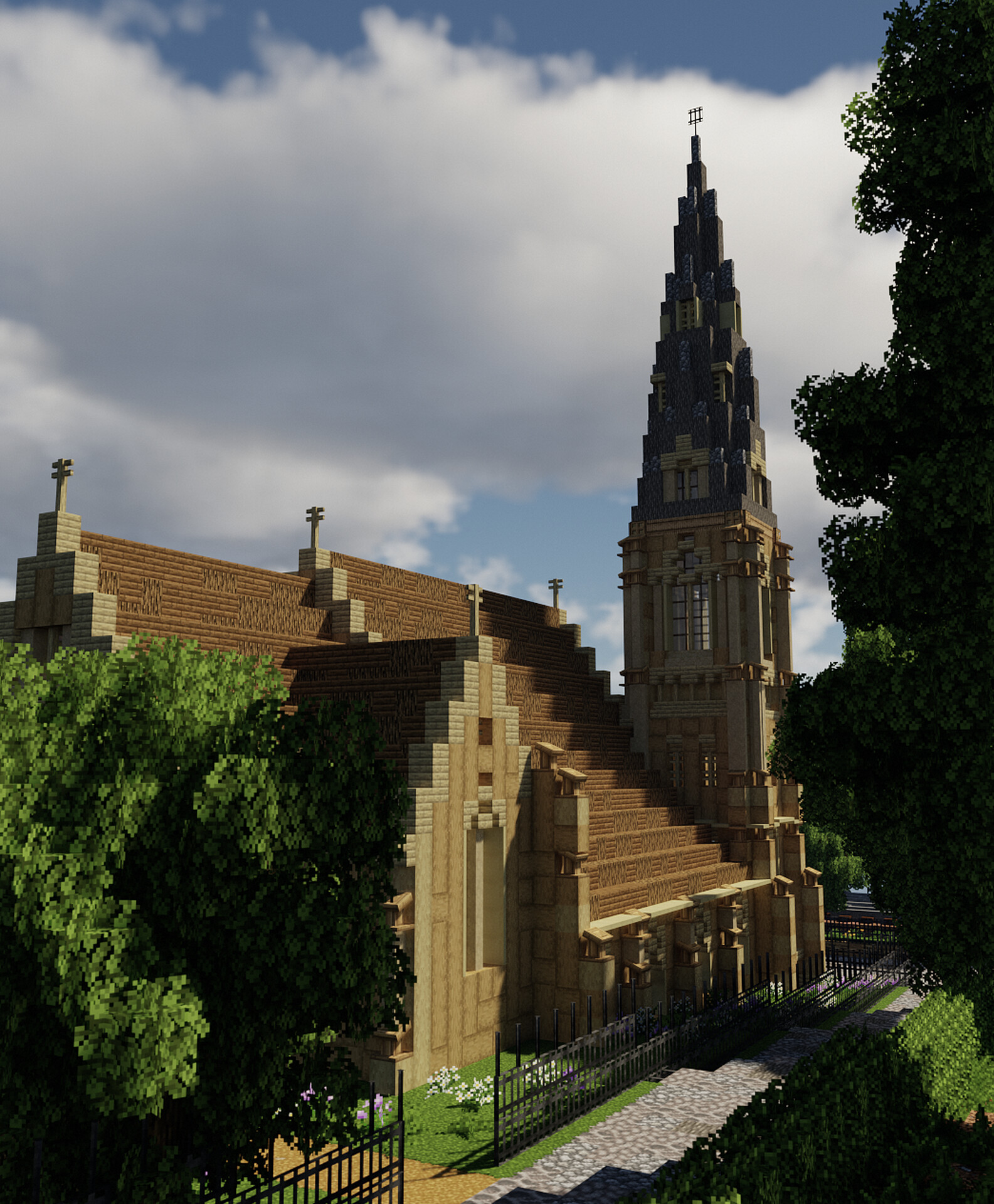 St Alban's Church, Copenhagen Minecraft Map