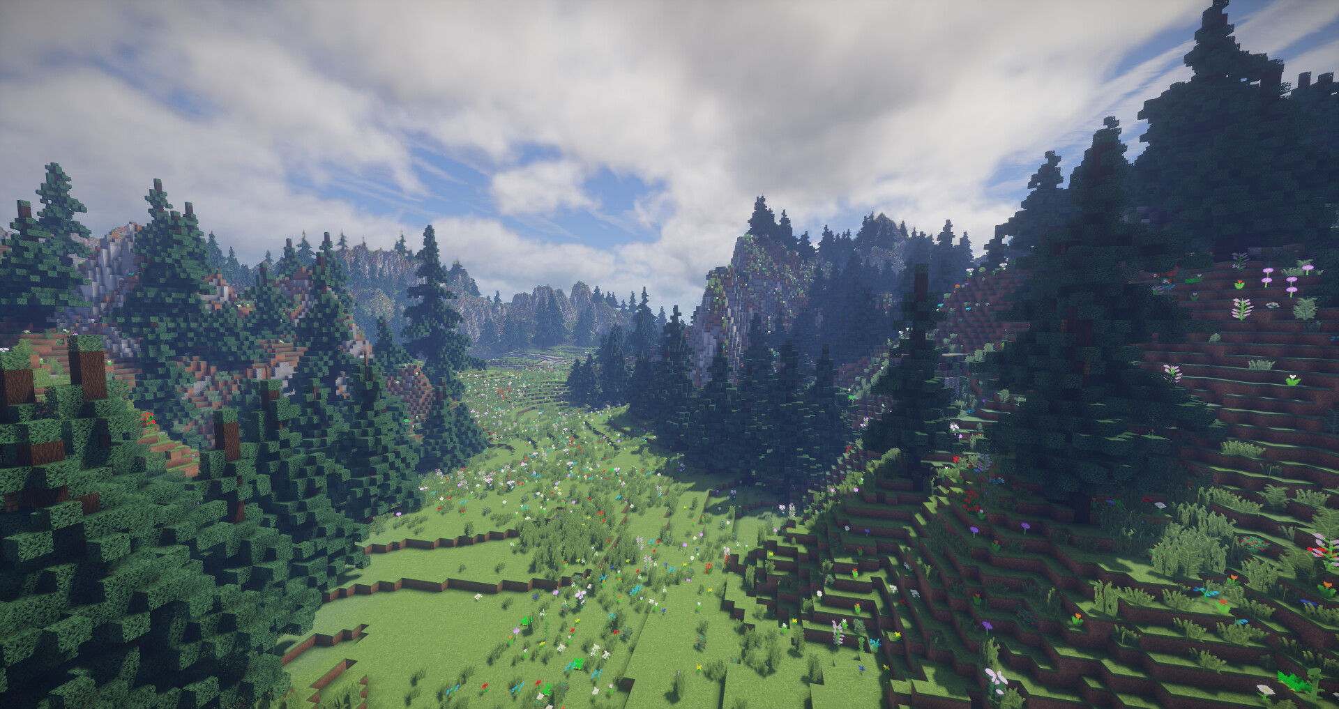 Ergondorf - A survival-friendly realistic mountainous forest Minecraft Map