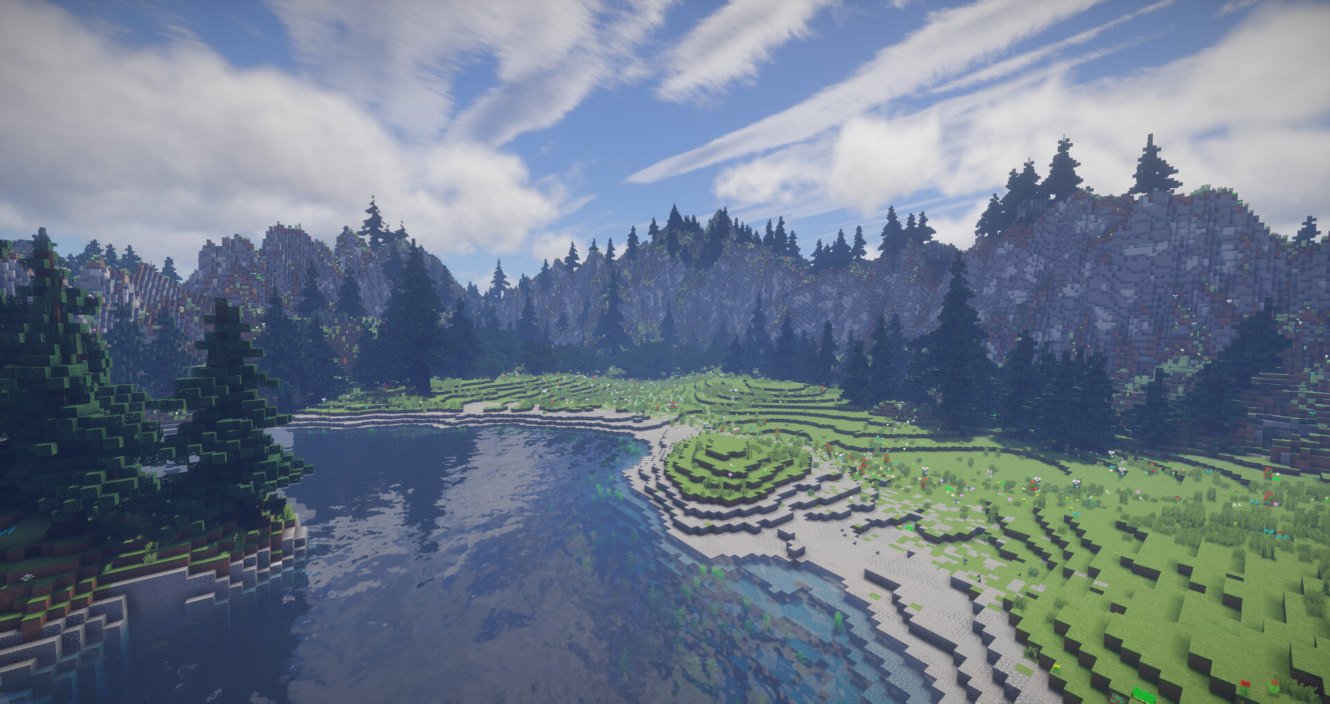 Ergondorf - A survival-friendly realistic mountainous forest Minecraft Map