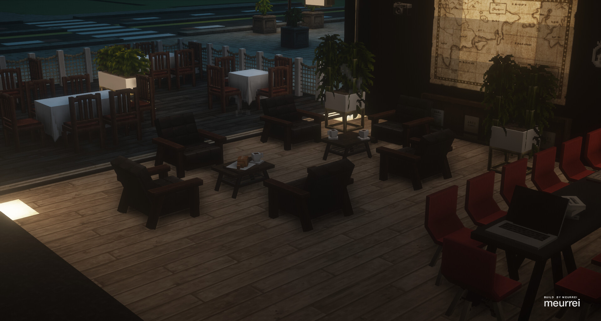 [Cocricot] Modern Cafe Restaurant #2 Minecraft Map