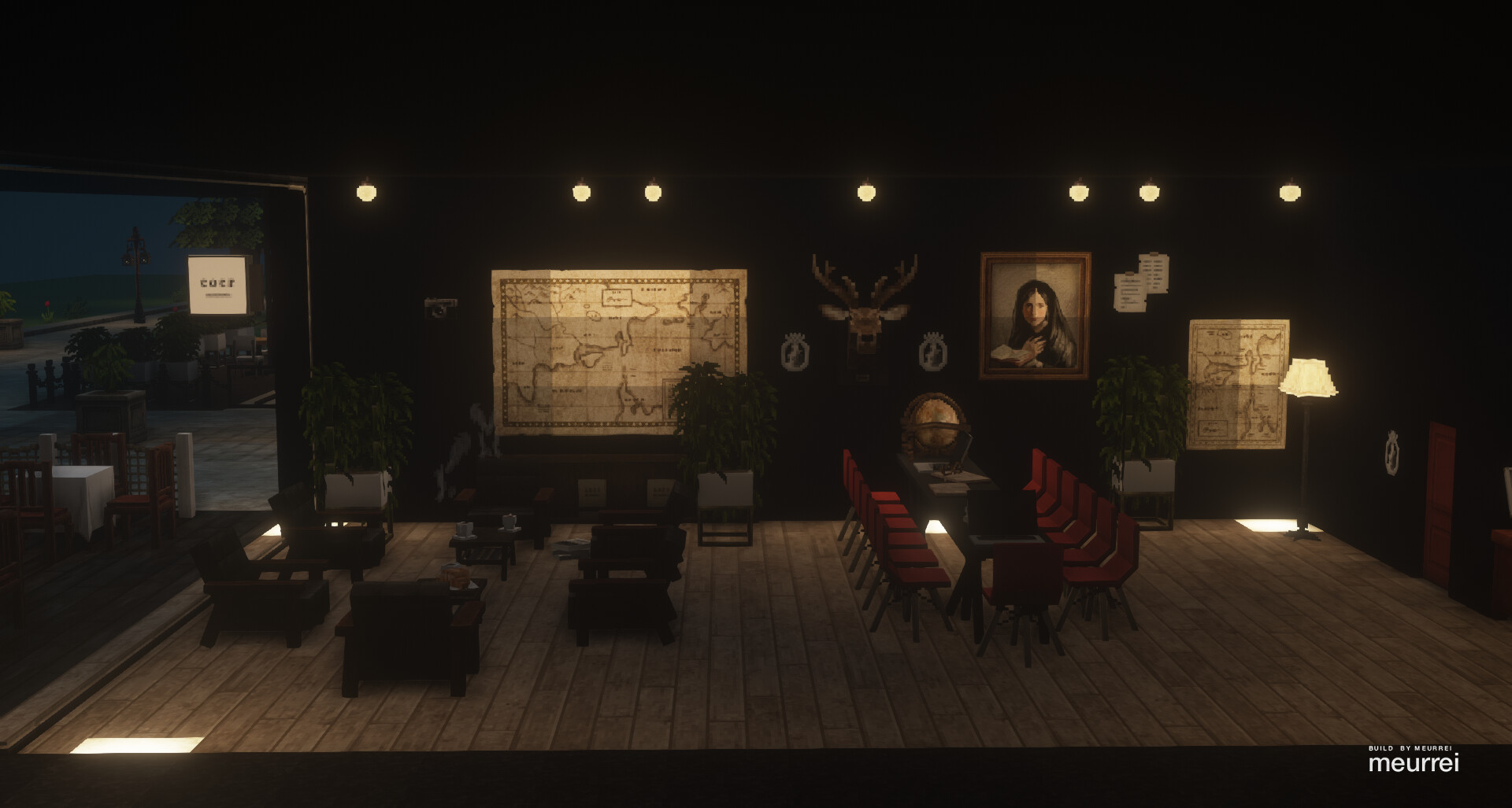 [Cocricot] Modern Cafe Restaurant #2 Minecraft Map