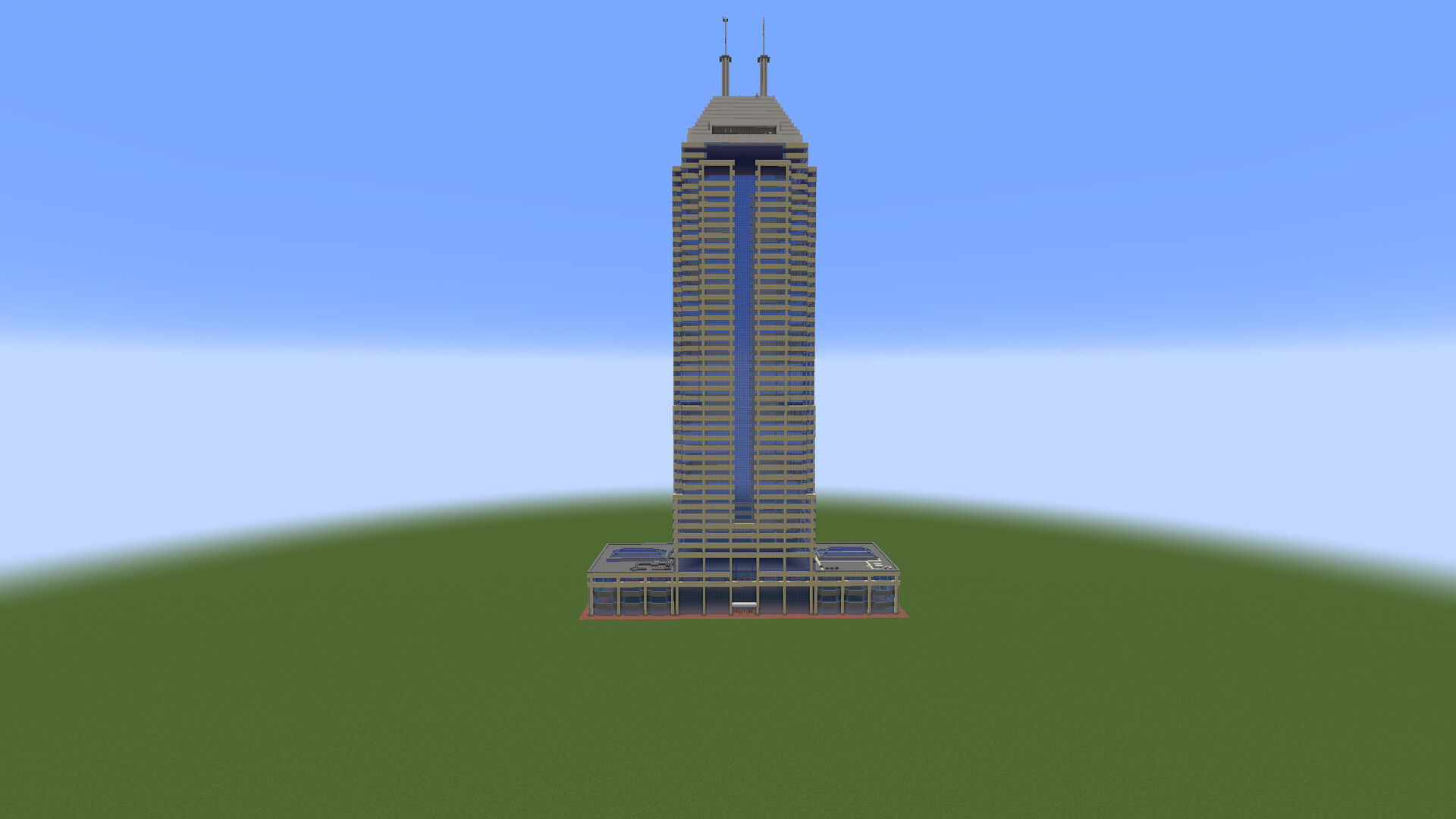 Salesforce/Chase Tower Indianapolis 1:1 scale (1.18 only) Minecraft Map