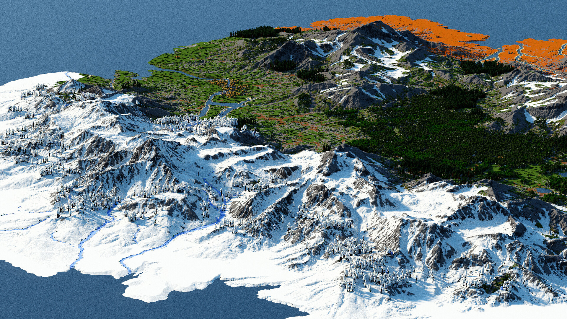 Nostrelio - The Red Alpine Valley (4k, Download, 1.12 & 1.16+, Java & Bedrock, Realistic ...