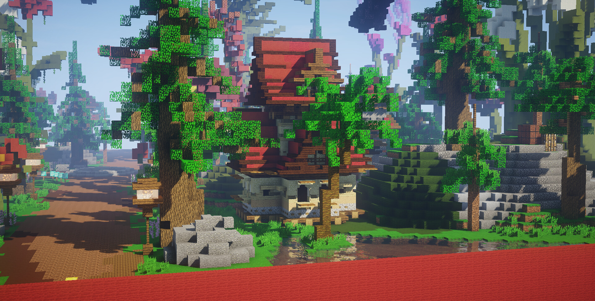 MAGICAL FOREST HCF SPAWN Minecraft Map