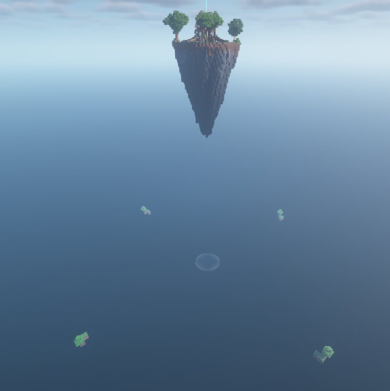 Vanilla Skyblock 1.17 Sky Attack 4 Inseln Minecraft Map