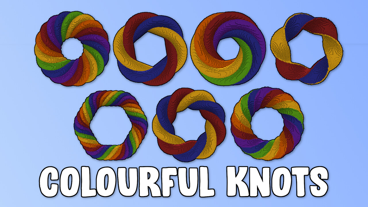 Colourful Knots Minecraft Map