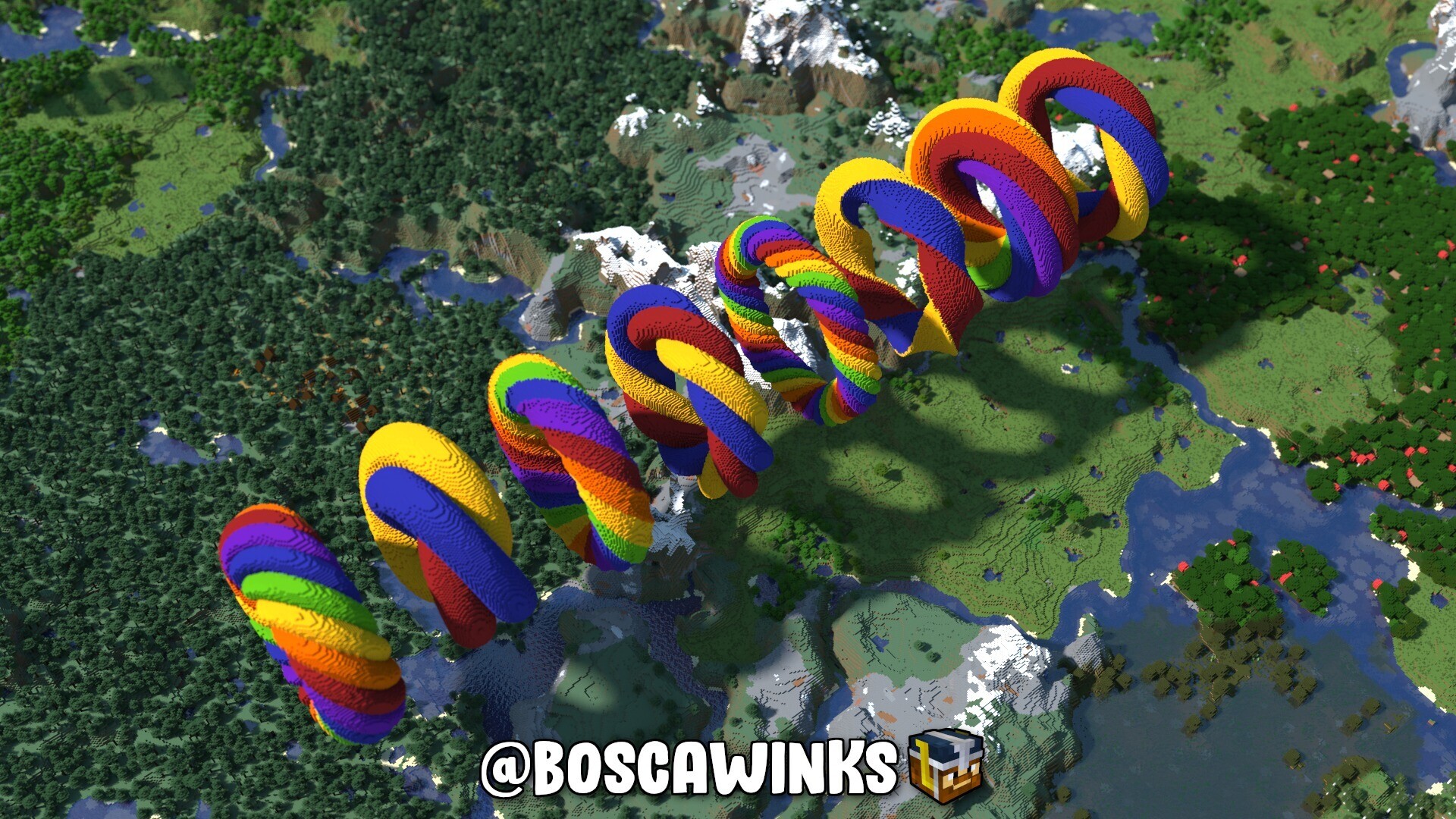 Colourful Knots Minecraft Map