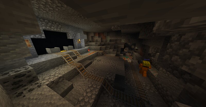 1.17 Active Cave Mining Minecraft Map