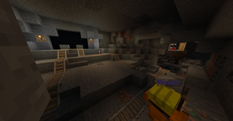 1.17 Active Cave Mining Minecraft Map