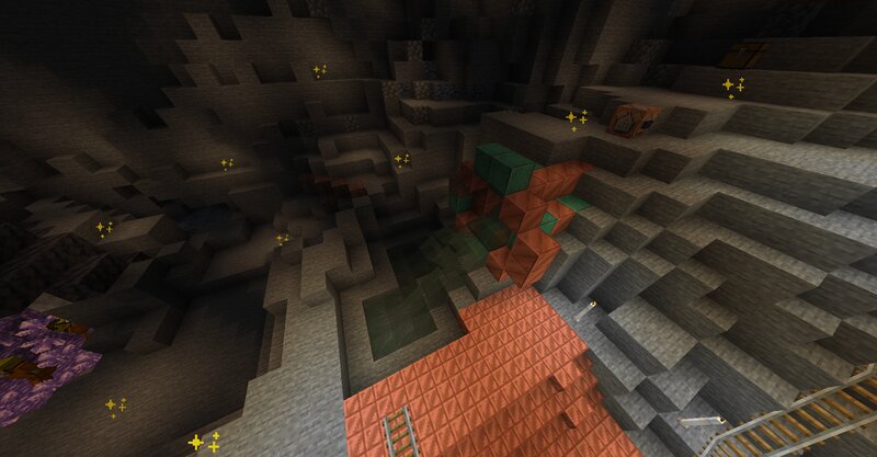 1.17 Active Cave Mining Minecraft Map