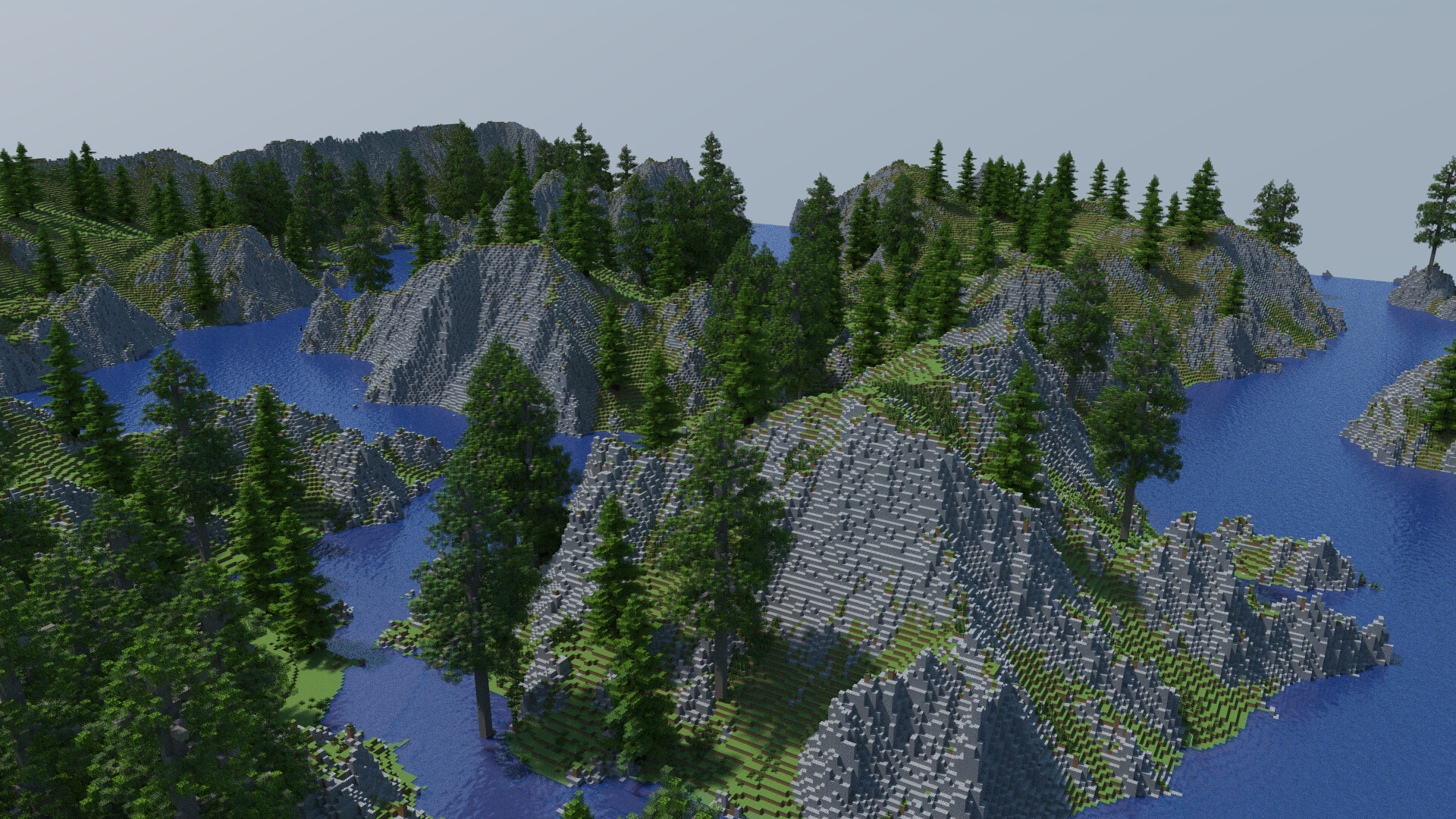 Beautiful valley Minecraft Map