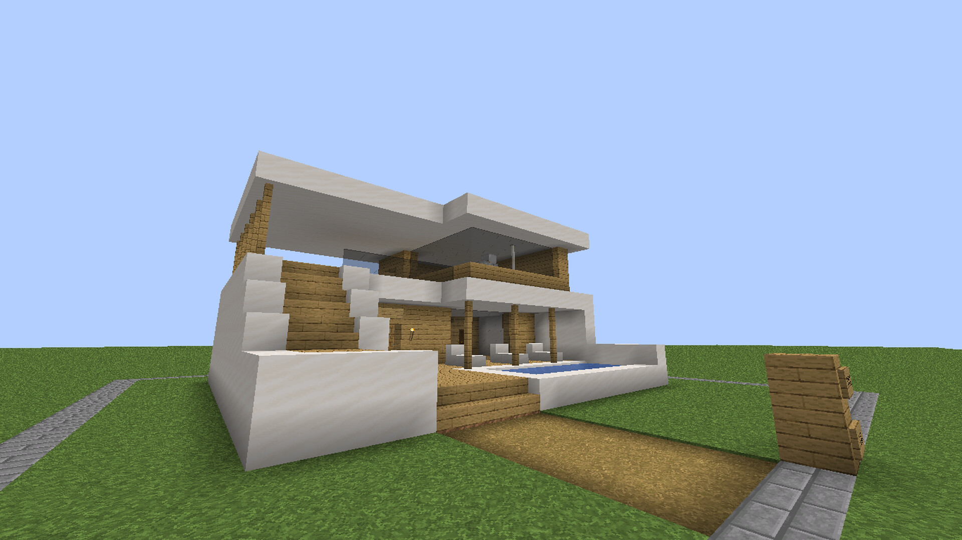 Large Modern House (#1) Minecraft Map