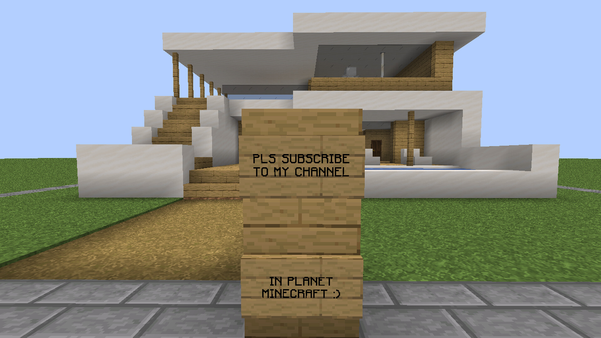 Large Modern House (#1) Minecraft Map