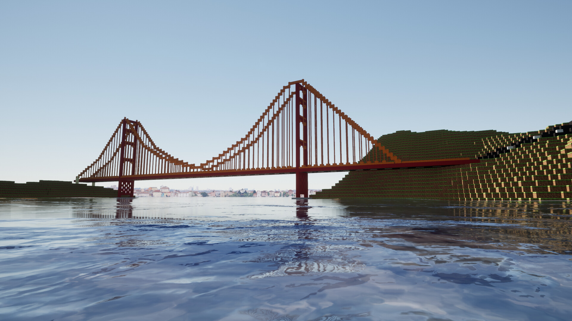 Golden Gate Bridge Minecraft Map