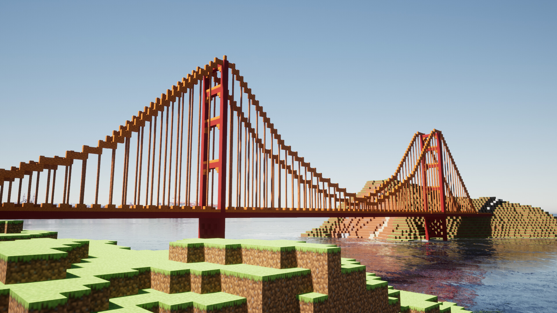 Golden Gate Bridge Minecraft Map