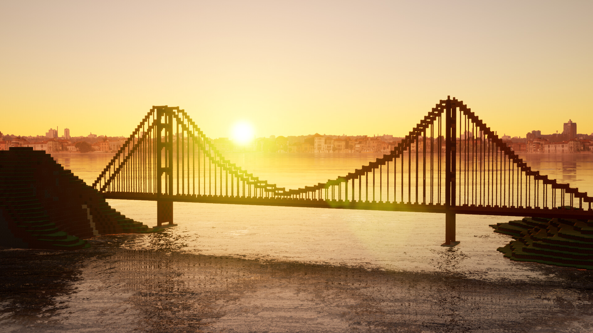 Golden Gate Bridge Minecraft Map