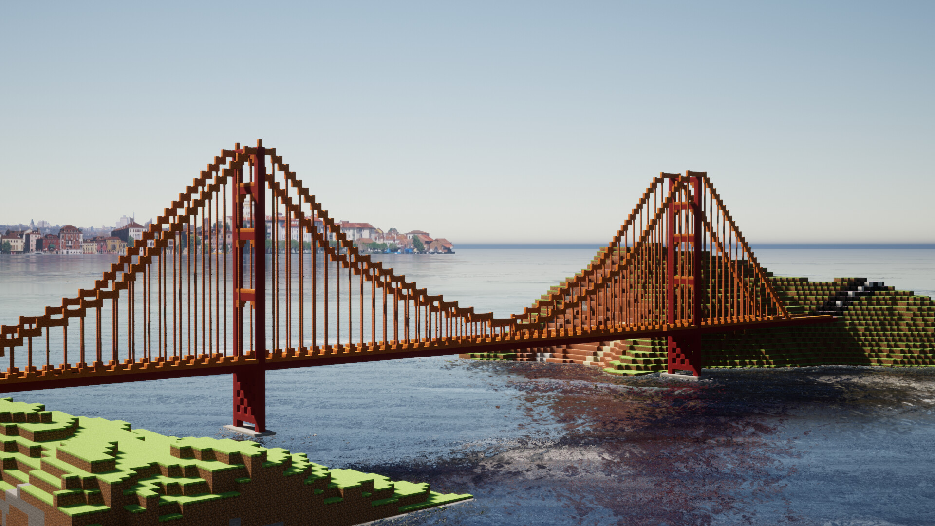 Golden Gate Bridge Minecraft Map