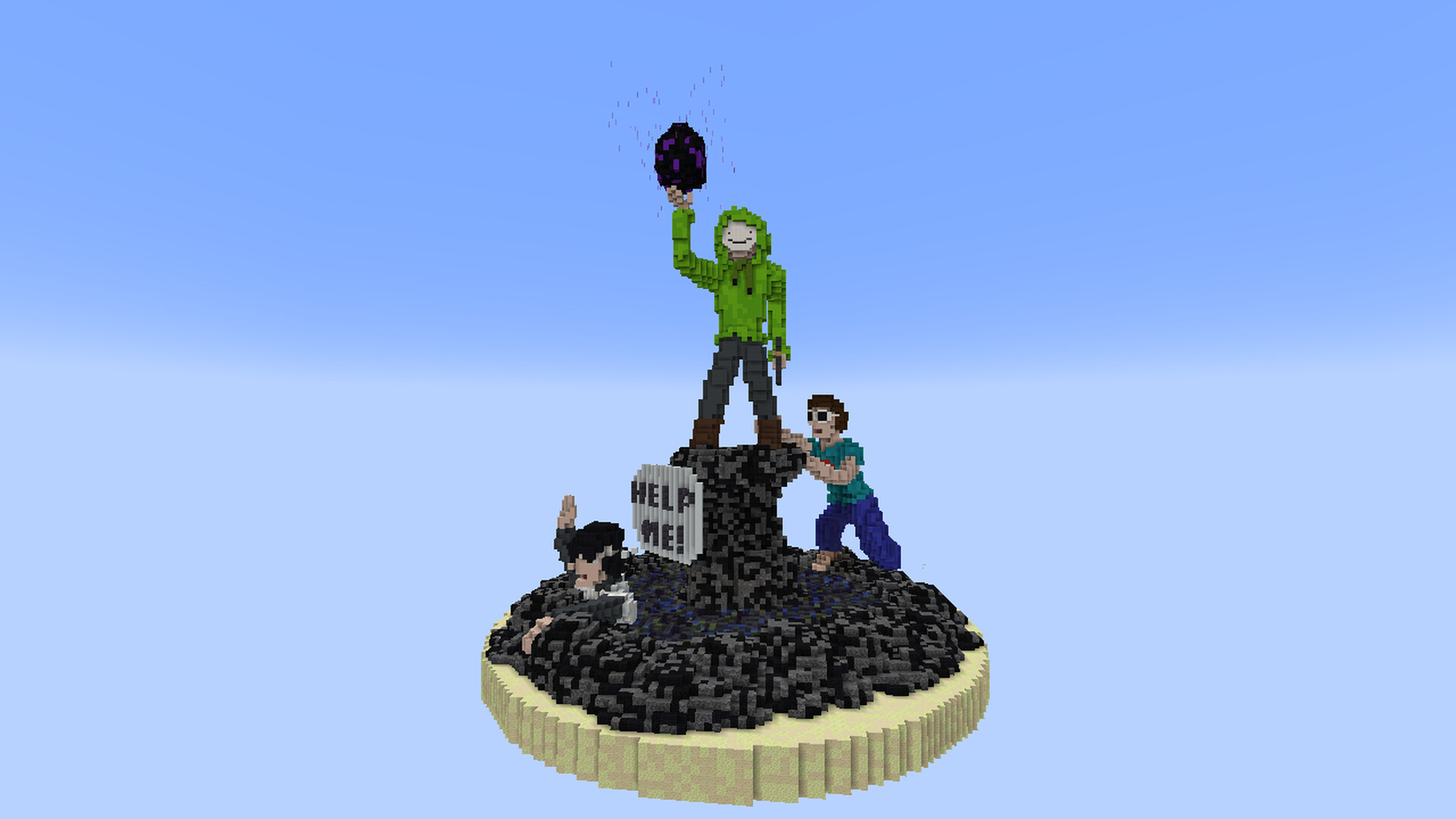 Dream, GeorgeNotFound and Sapnap! Minecraft Map