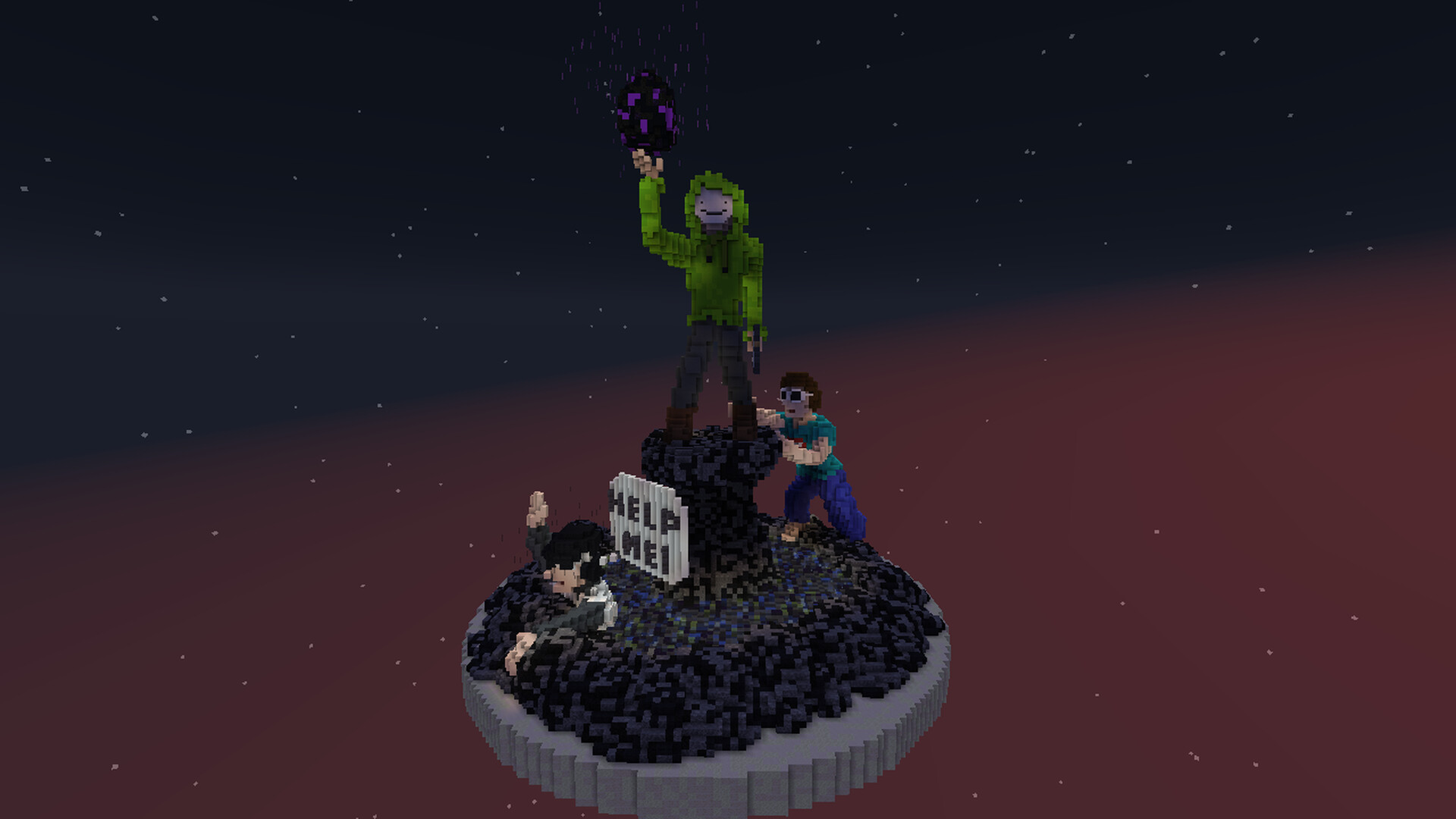 Dream, GeorgeNotFound and Sapnap! Minecraft Map