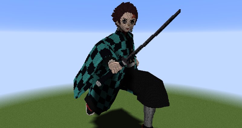 Demon Slayer - Kamado Tanjiro 鬼滅の刃 - 竈門炭治郎 Minecraft Map
