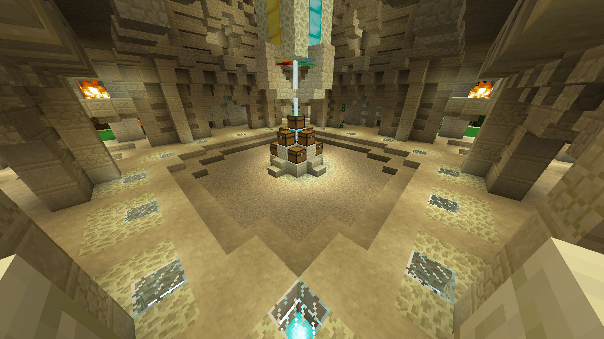 Minecraft Battle: Temple Large+ Minecraft Map