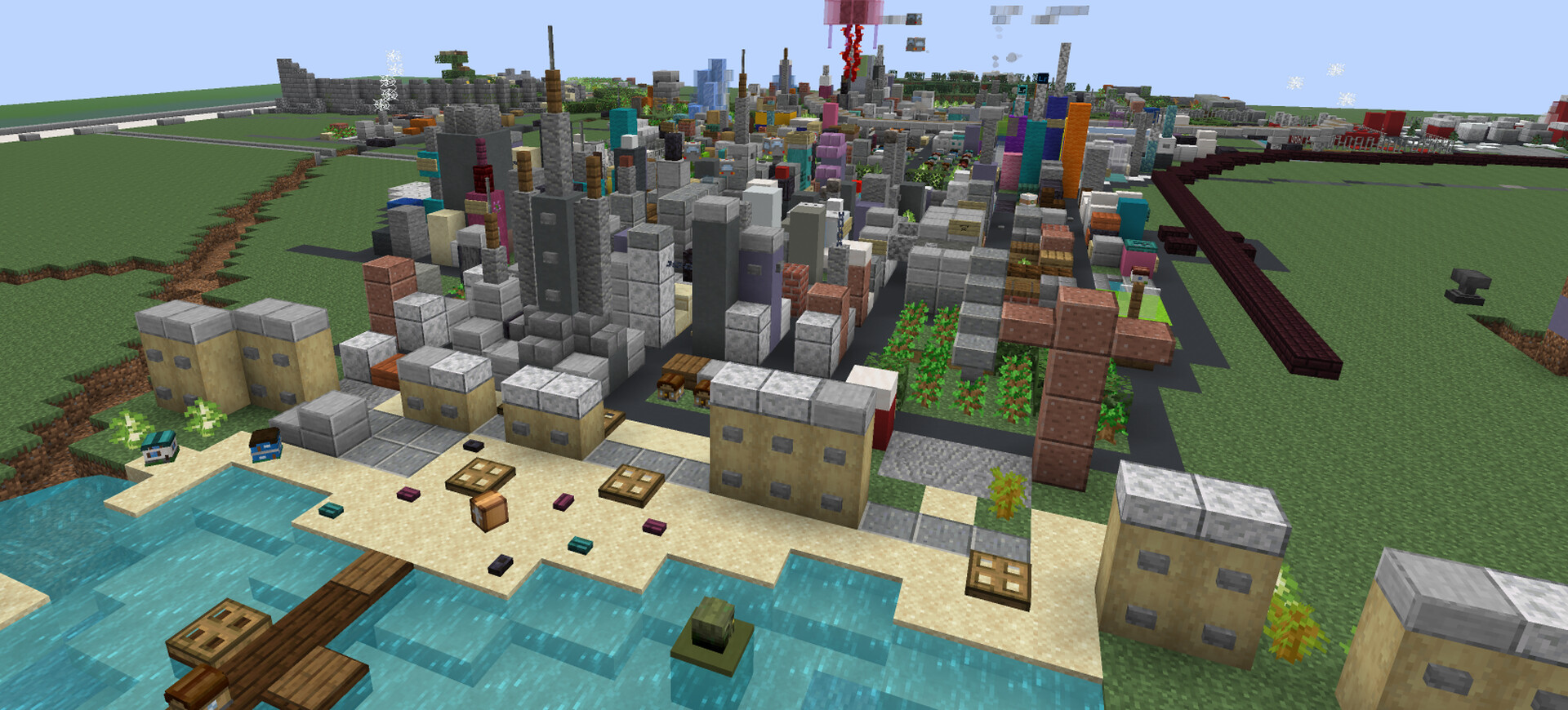 Mini City / Lego City [Miniature Worlds Project] Minecraft Map
