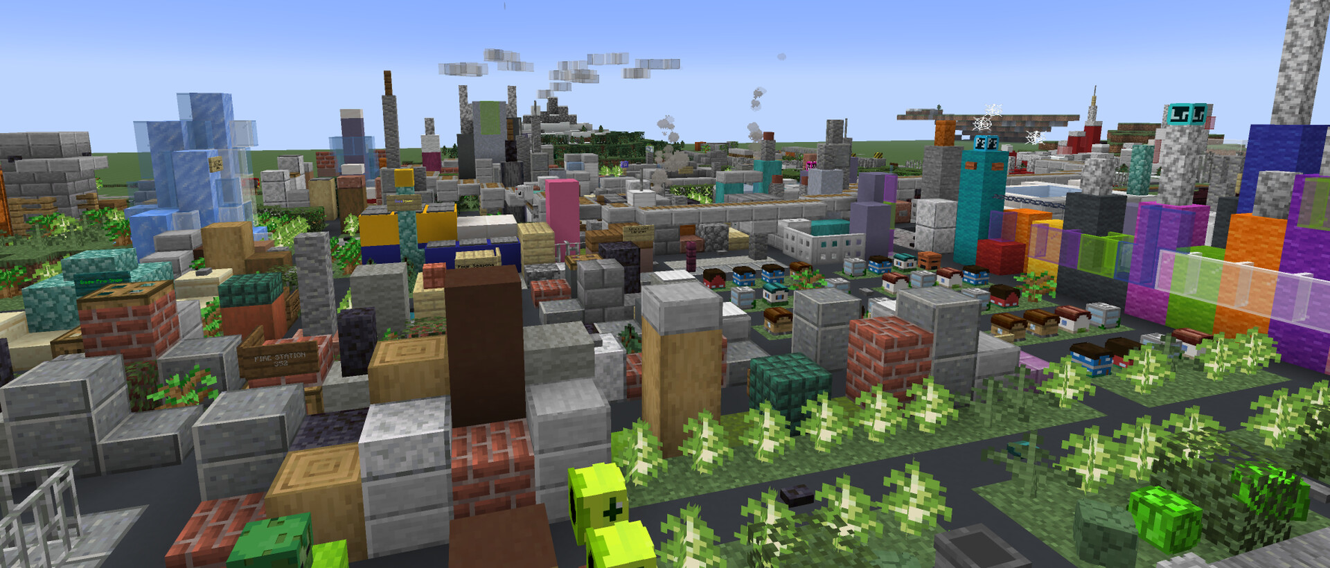 Mini City / Lego City [Miniature Worlds Project] Minecraft Map