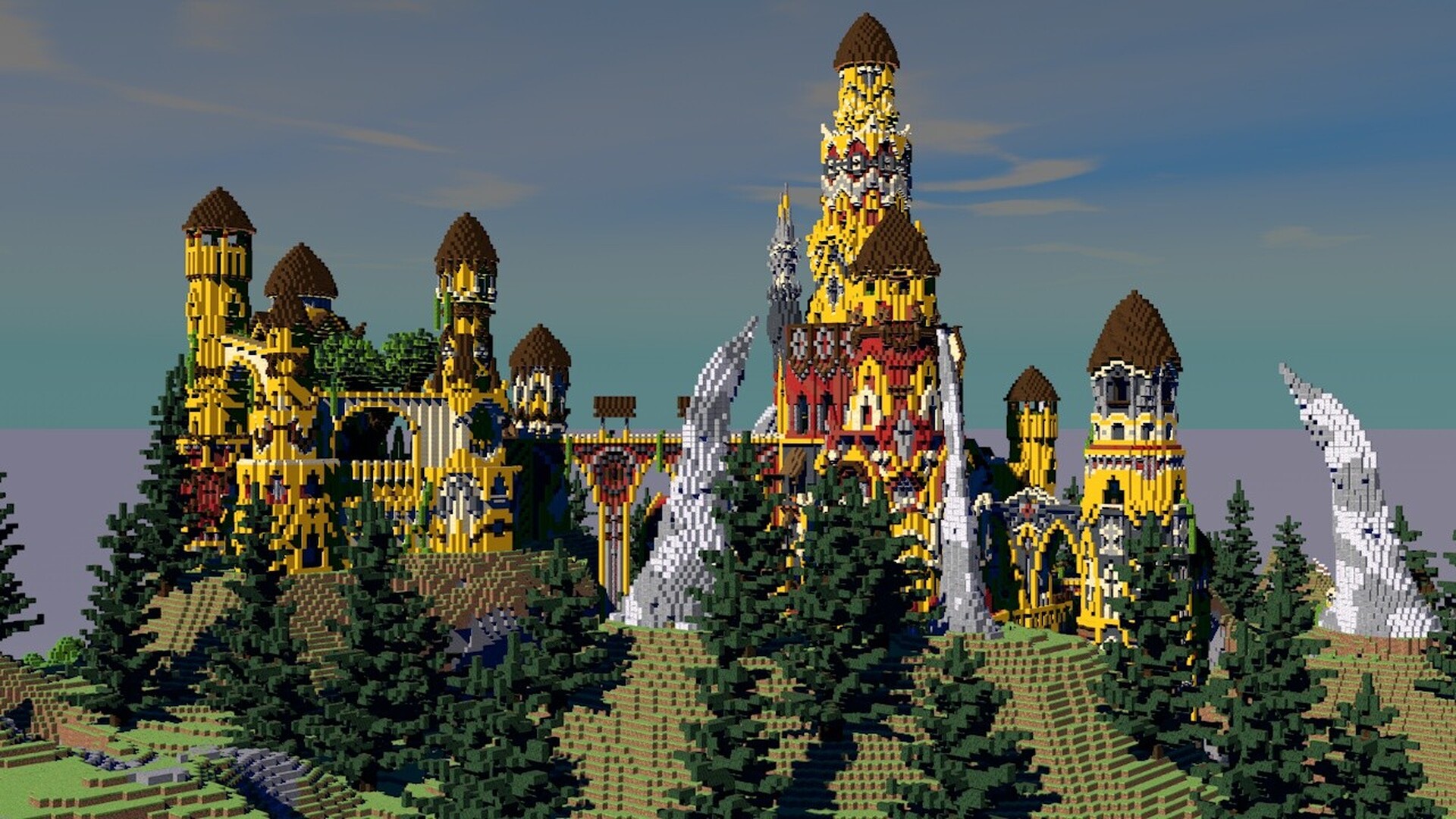 FreeFall Castle - Free Download Minecraft Map