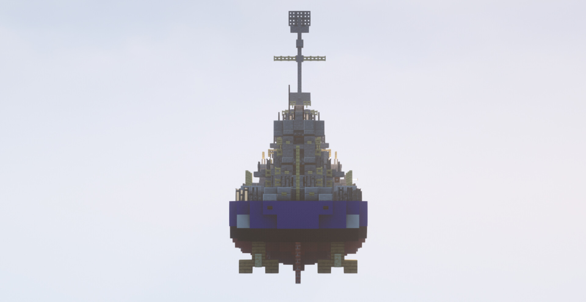 1:1 Scale Fletcher Class USS La Vallette / DD-448 Destroyer Minecraft Map