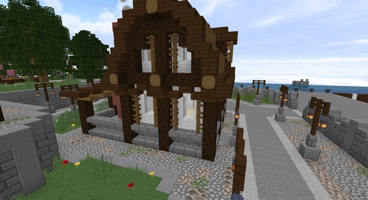 Medieval Fantasy blacksmith's shop / Forge médiéval fantasy Minecraft Map