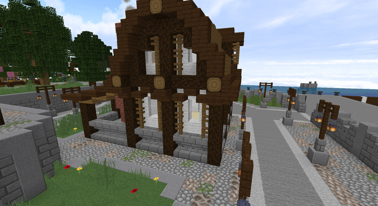 Medieval Fantasy blacksmith's shop / Forge médiéval fantasy Minecraft Map